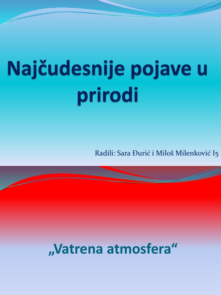 Najčudesnije Pojave U Prirodi | PDF