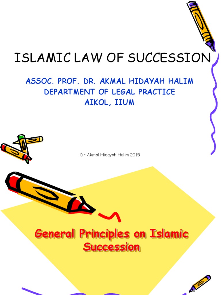 Islamic Law of Succession | PDF | Inheritance | Marriage