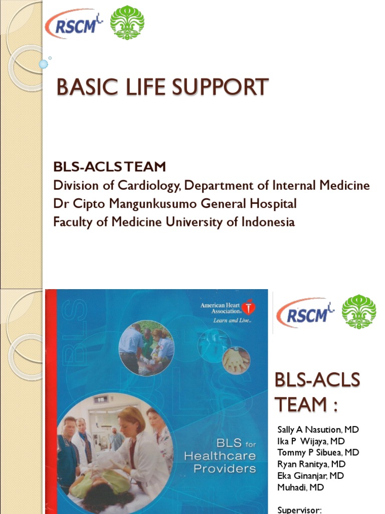 Basic Life Support: Bls-Acls Team | PDF | Cardiopulmonary Resuscitation ...