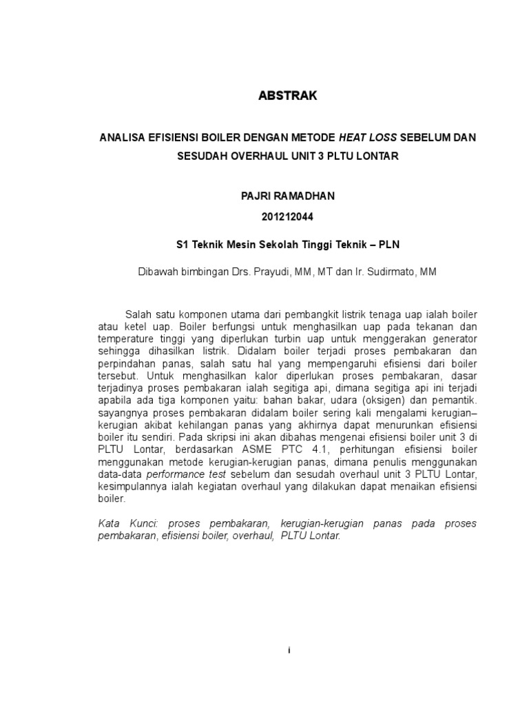 Contoh Abstract | PDF