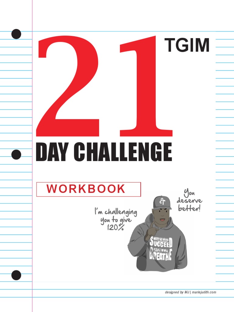 21-Day Challenge Workbook | PDF
