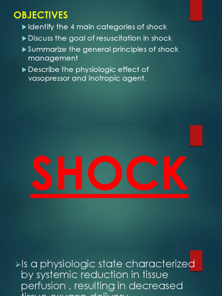 Shock | PDF | Shock (Circulatory) | Adrenal Gland