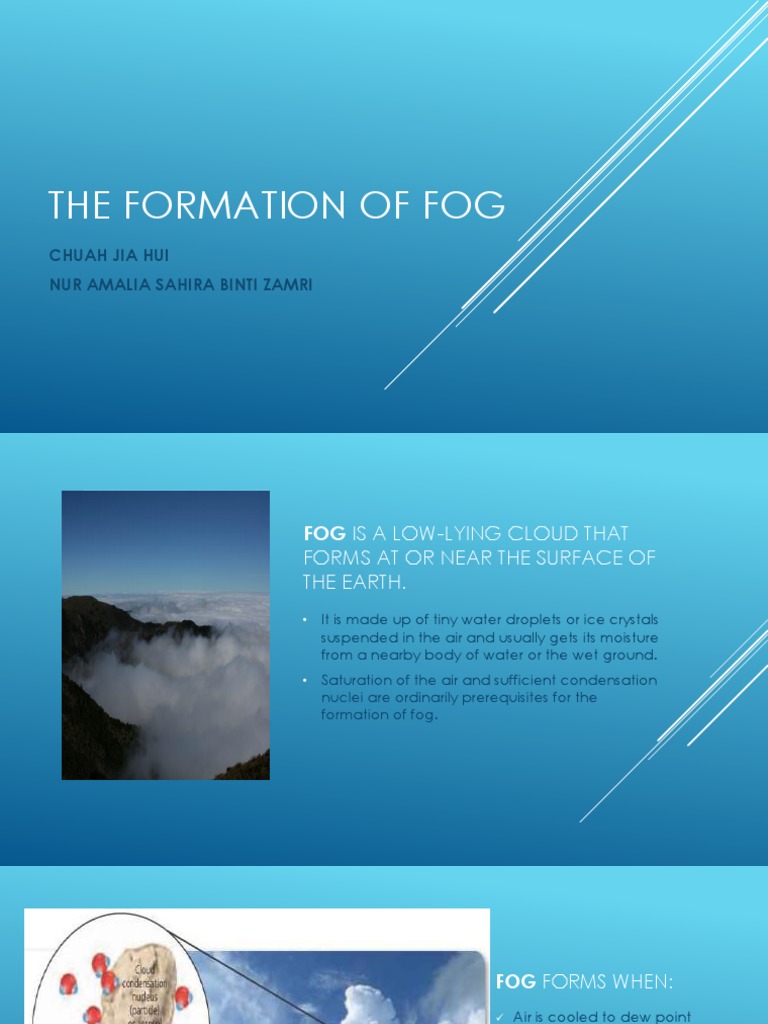 Fog Formation Explained | PDF | Fog | Ice