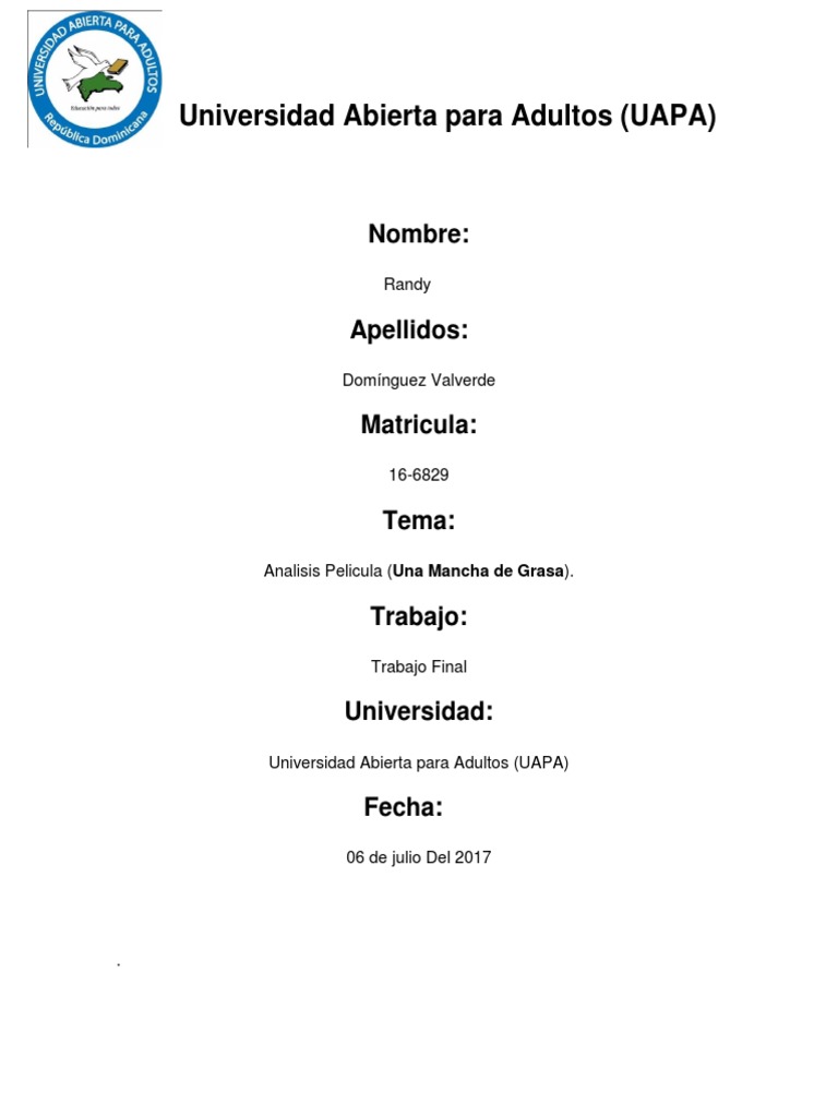 Trabajo Final Psicologia Educativa, 16-6829, Randy Dominguez. | PDF | Comportamiento | Aprendizaje