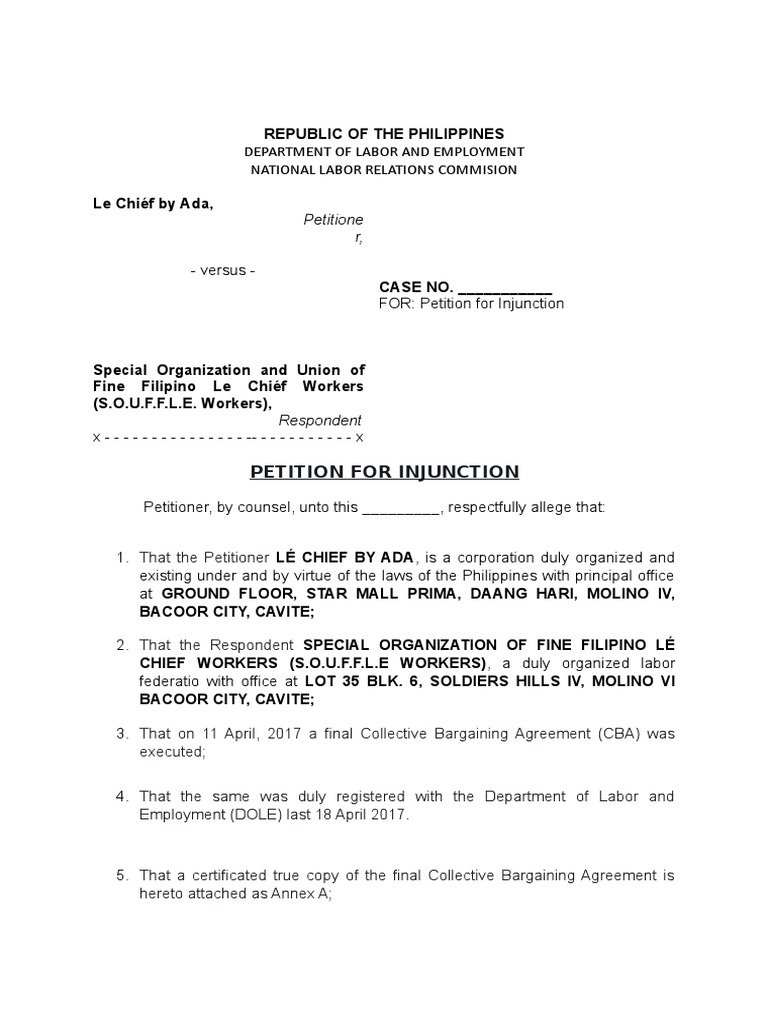 Sample Petition | PDF | Strike Action | Employment