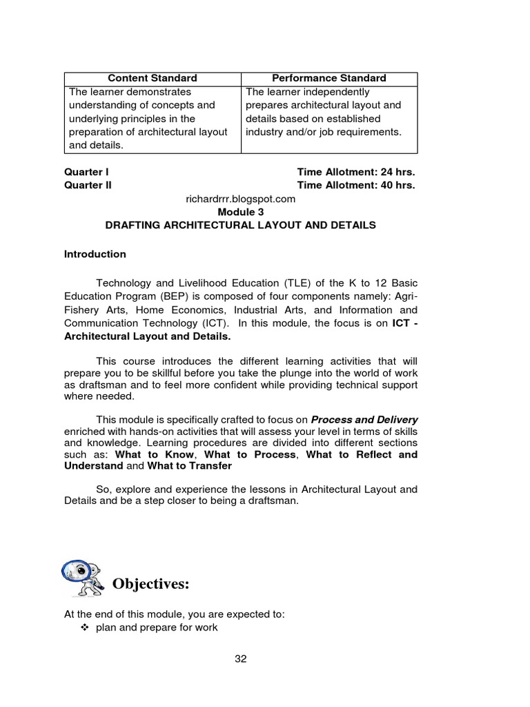 C-TD - LM - Module 3 - Architecural Layout & Details | PDF | Technical ...