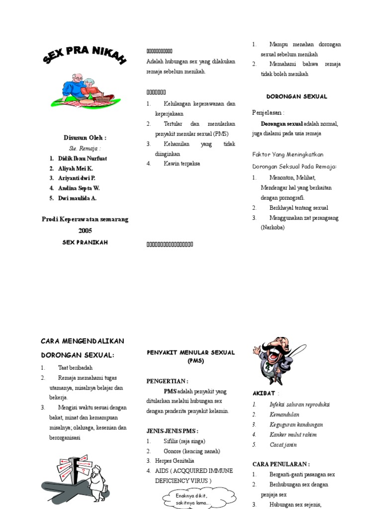 Leaflet Seks PraNikah | PDF