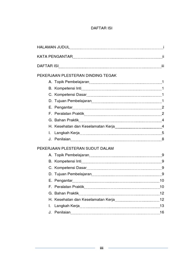 Struktur dan Isi Jobsheet Praktik | PDF