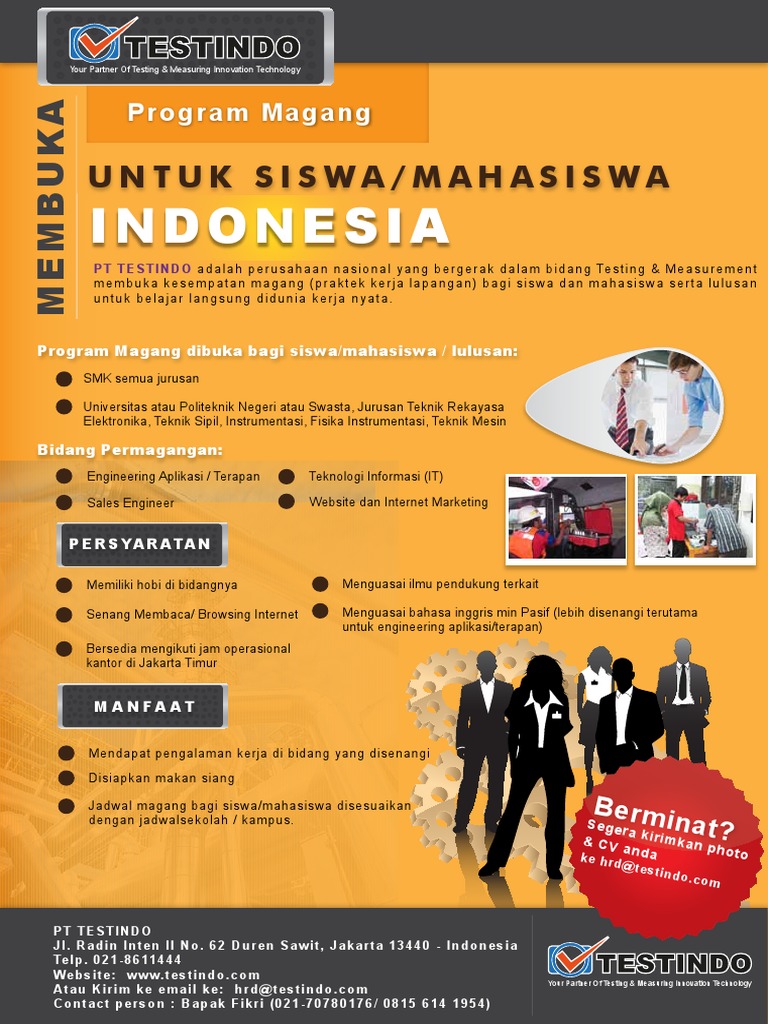 Brosur Program Magang PDF | PDF