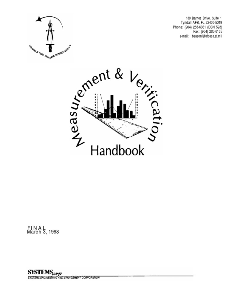 Measurement and Verification Hand Book PDF | PDF | Hvac | Efficient ...