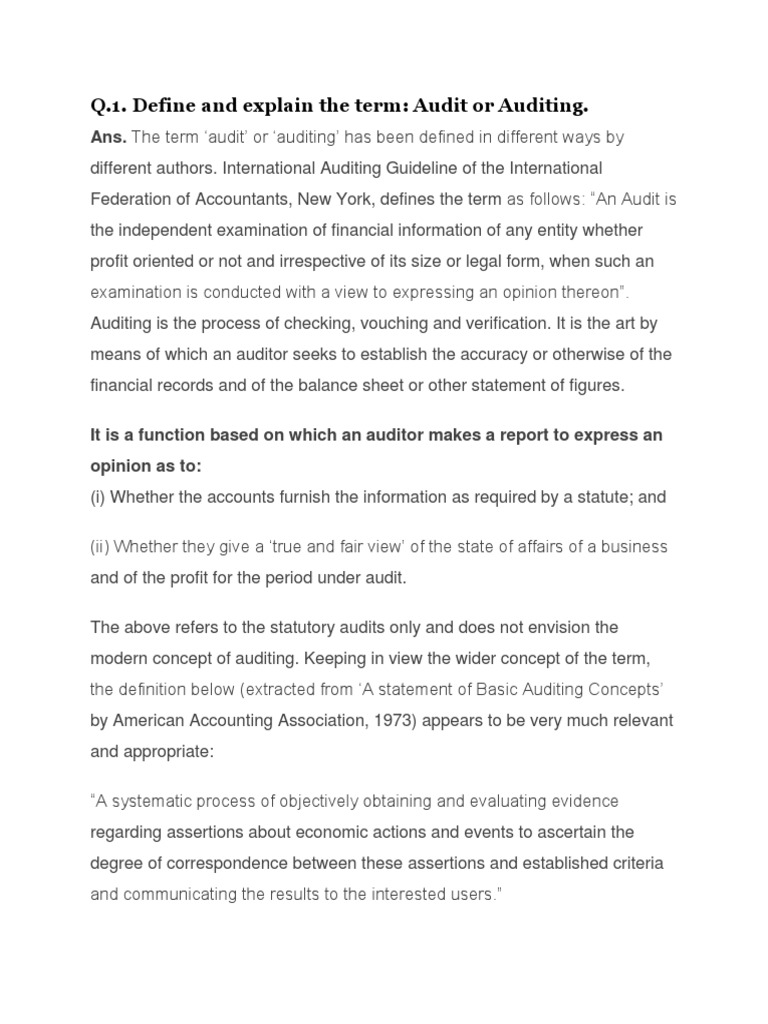 Auditor Interview Questions | Financial Audit | Audit