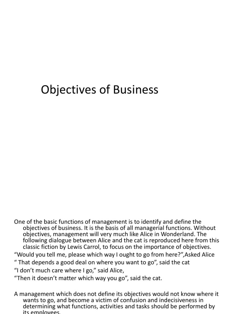 Defining Business Objectives and Goals | PDF | Goal | Profit (Accounting)