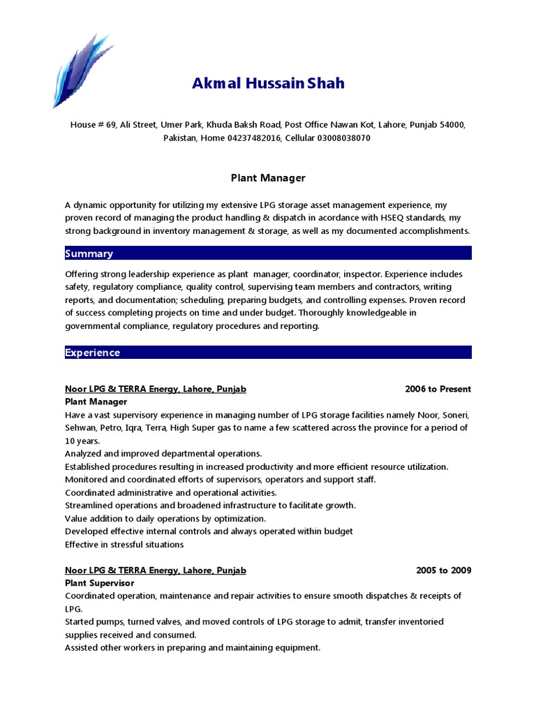 Akmal Hussain Shah | PDF | Liquefied Petroleum Gas | Leadership