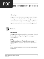 HRMS Tool Quick Process Flow | PDF