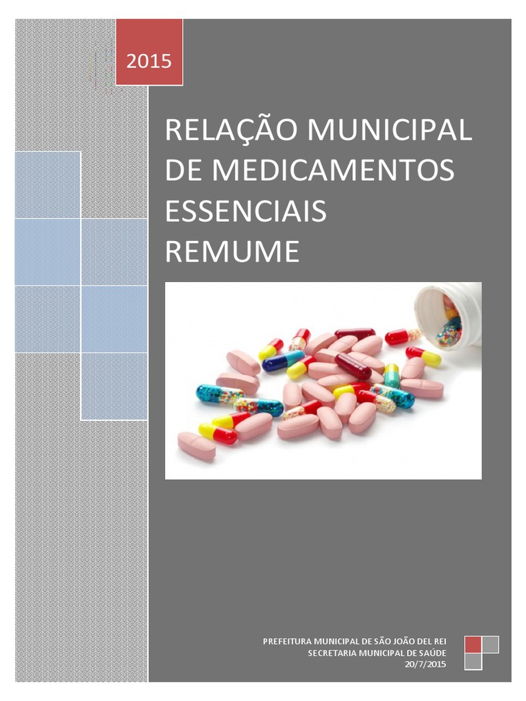 Remume 2015 | PDF | Farmacêutico | Droga farmacêutica