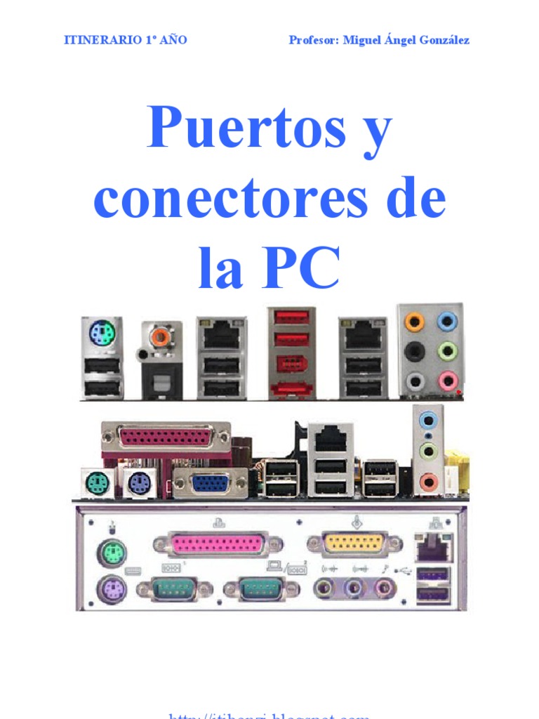 Puertos y Conectores de La PC
