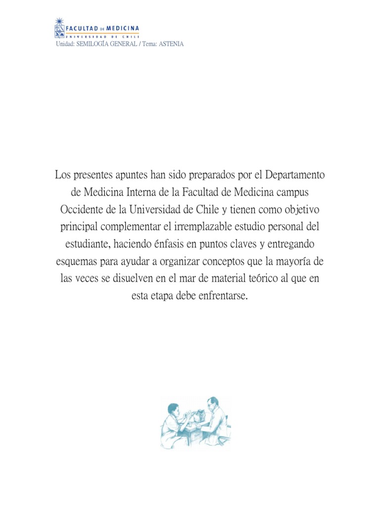 Astenia: Diagnóstico y Causas | PDF | Debilidad | Síndrome de fatiga ...
