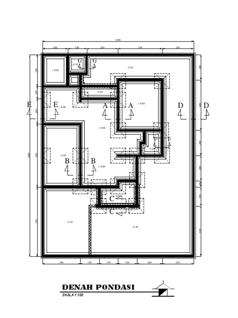 Denah Pondasi