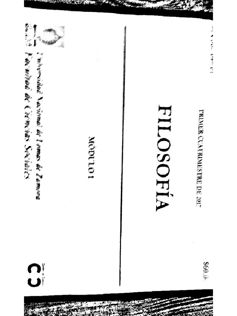 filosofía modulo 1.pdf | PDF