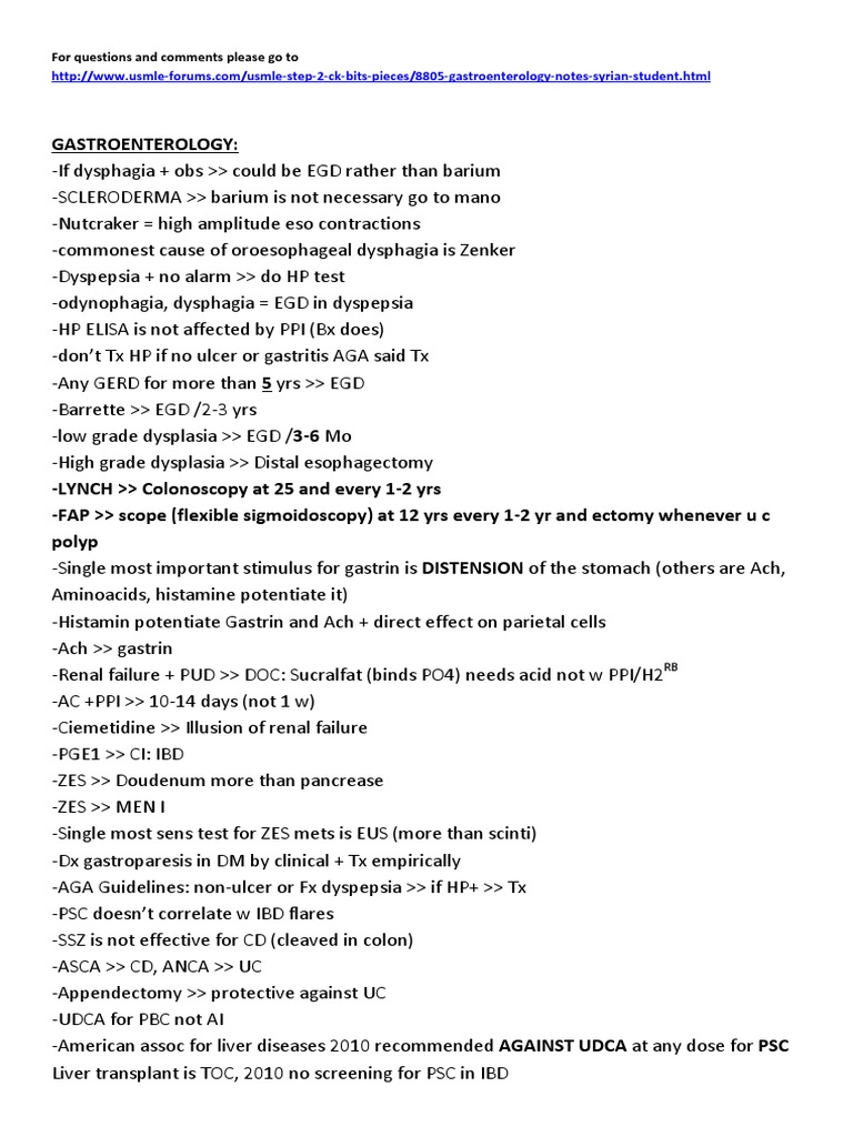 Gastroenterology:: For Questions and Comments Please Go To | PDF ...