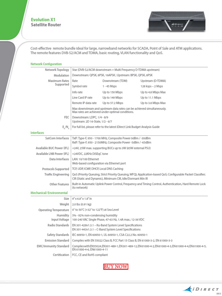 IDirect X1 Satellite Router | PDF | Quality Of Service | Internet Protocols