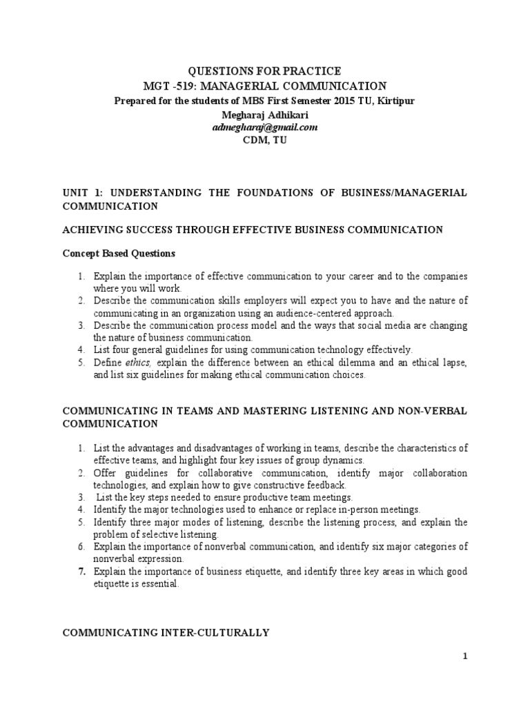 Mbs 0000 2015 Questions For Practice Second Batch | PDF | Strategic ...