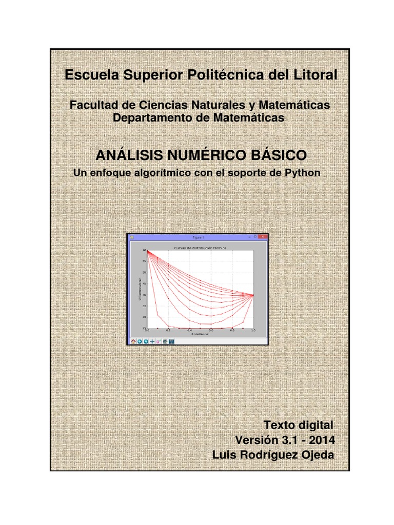 Analisis Numerico Basico Con Python | PDF | Análisis numérico | Medición