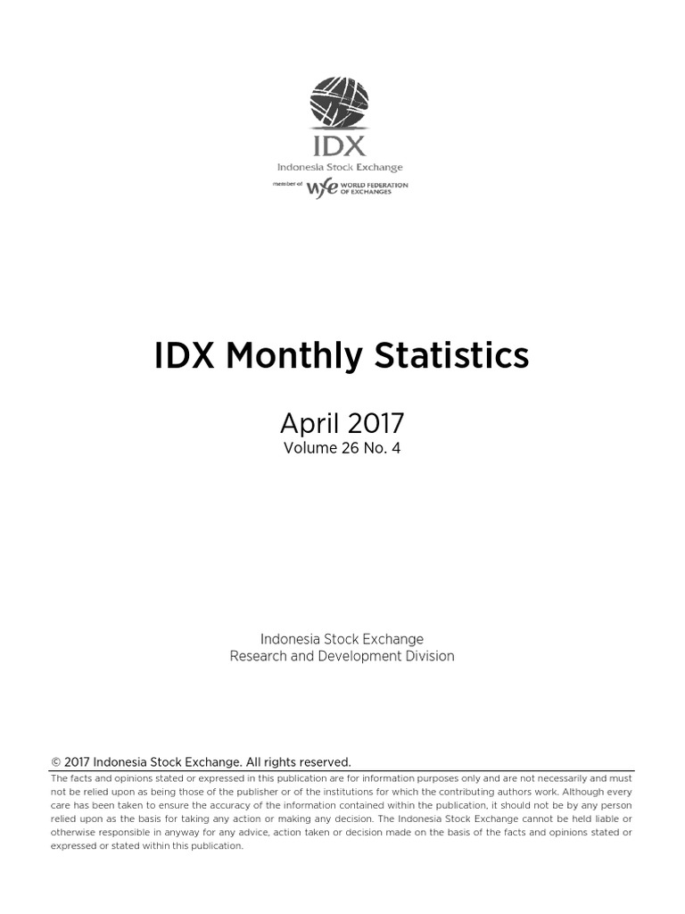 IDX-Monthly-April 2017 | Download Free PDF | Exchange Traded Fund ...