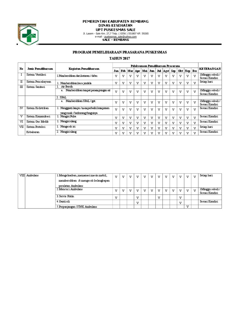 2 6 1 3 Program Pemeliharan PDF