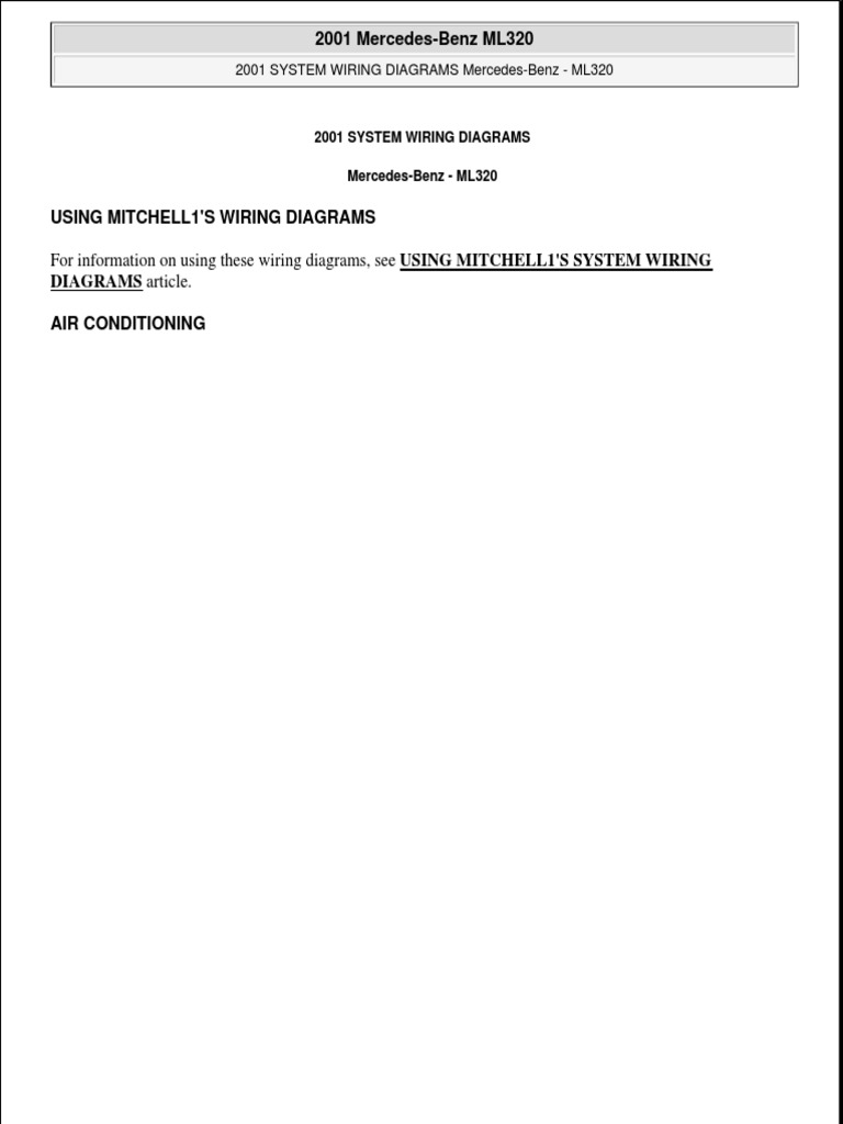 For Information On Using These Wiring Diagrams, See USING MITCHELL1'S SYSTEM WIRING | PDF ...
