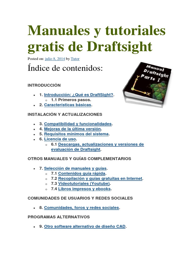 Manual Draftsight Parte1 | PDF | Ventana (informática) | Windows Vista