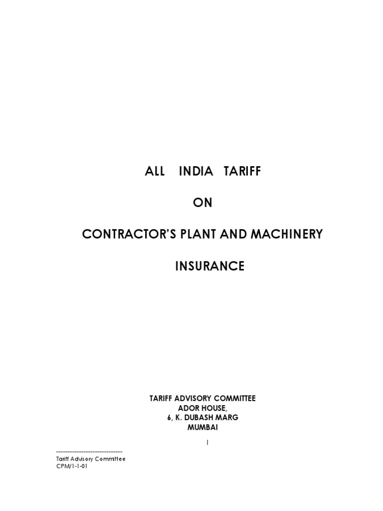 CPM PDF | PDF | Indemnity | Insurance