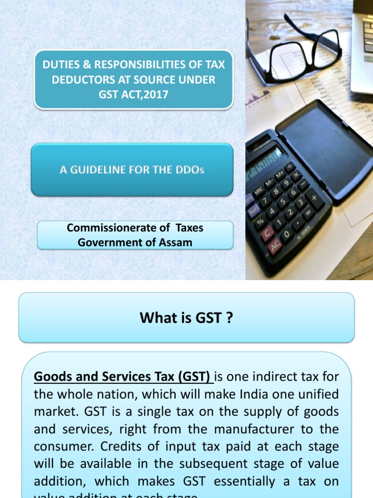 P.P.T On Duties - Responsibilities of DDO For GST | PDF | Value Added ...