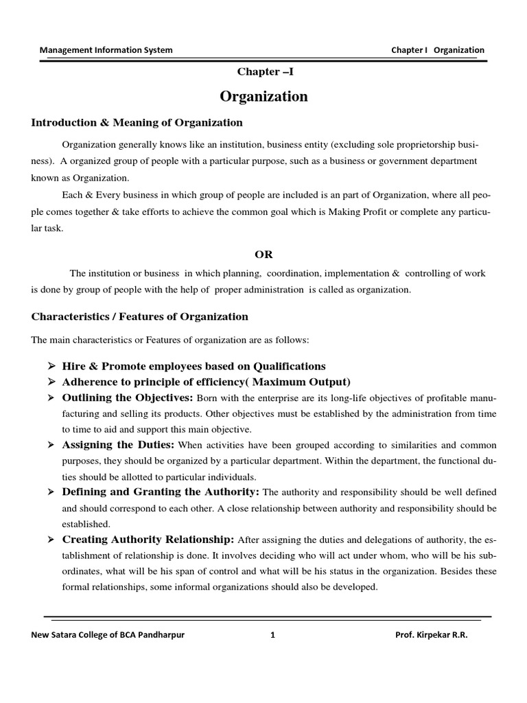 MIS Full Notes For MBA, BBA, BCA (Commerce) | PDF | Enterprise Resource ...