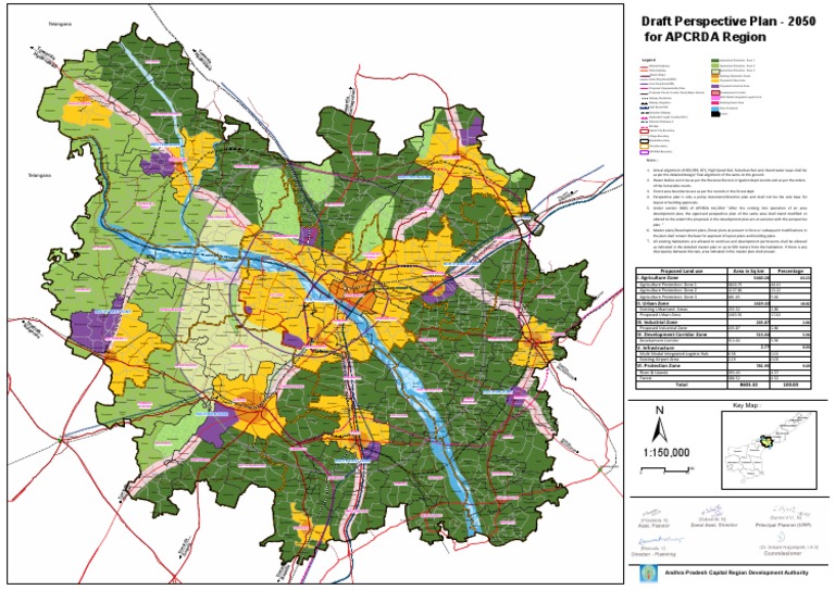 Draft Perspective Plan - 2050 For APCRDA PDF | PDF