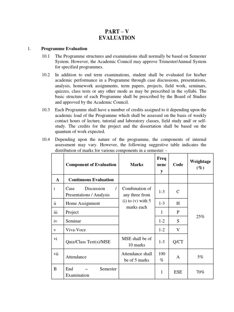 Evaluation & Assessment of RGU | PDF | Postgraduate Education ...