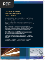 ACSR Conductor Data Sheets | PDF | Wire | Electrical Wiring
