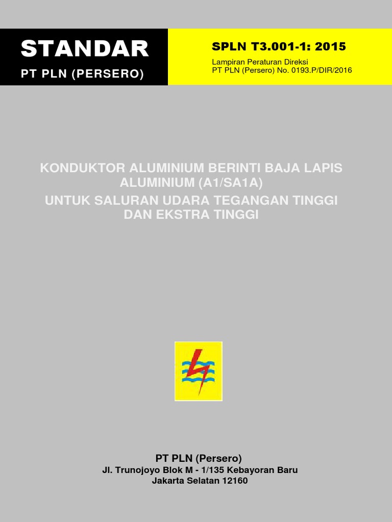 SPLN - T3.001-1 - 2015 Final | PDF