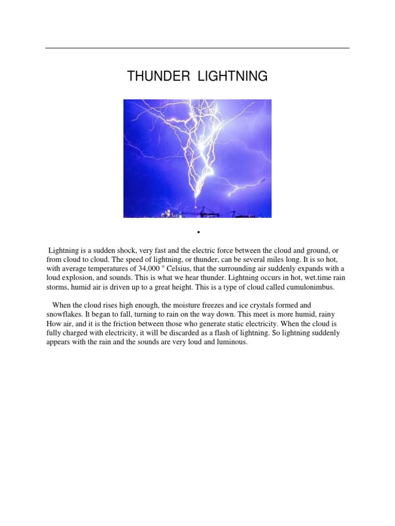 Report Text Pdf Komodo Dragon Lightning