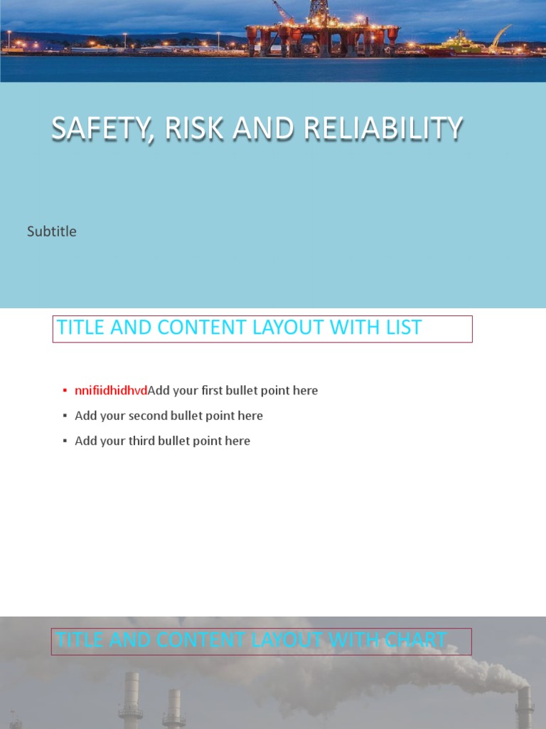 Safety Risk And Reliability Pdf