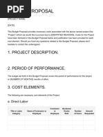ENTREP - Budget Proposal Template | PDF | Foods | Food And Drink ...