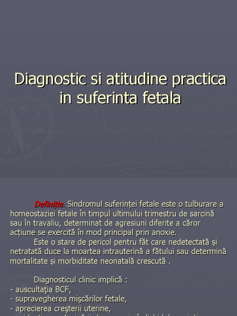 Suferinta Fetala | PDF