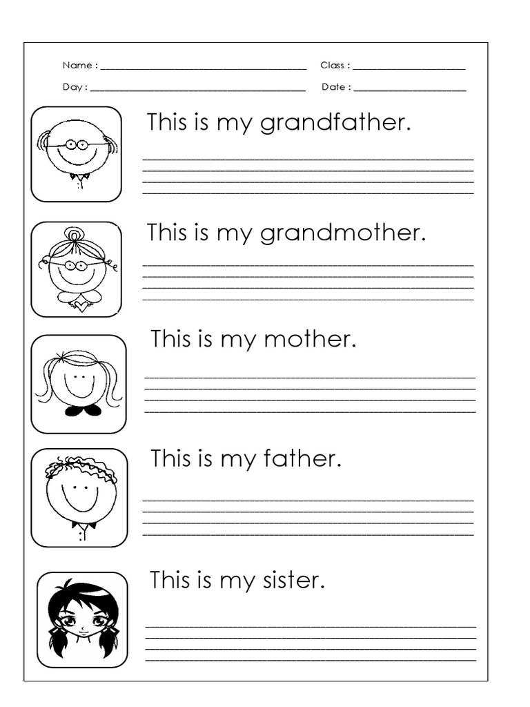 Family Worksheet | PDF