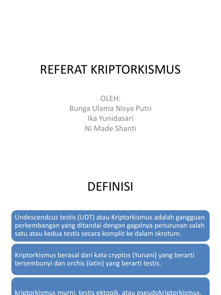 Kriptorkismus | PDF