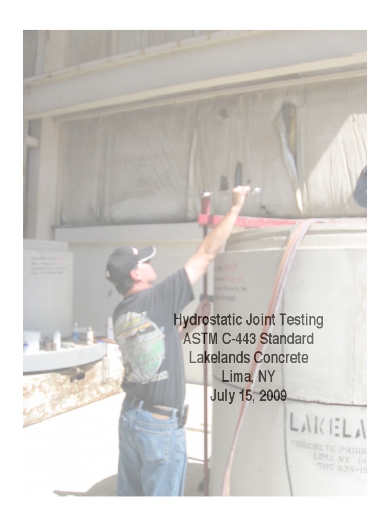ASTM C-443 With Butyl | PDF | Leak | Pressure