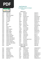 Vegetable Conversion Chart | PDF | Vegetables | Agronomy