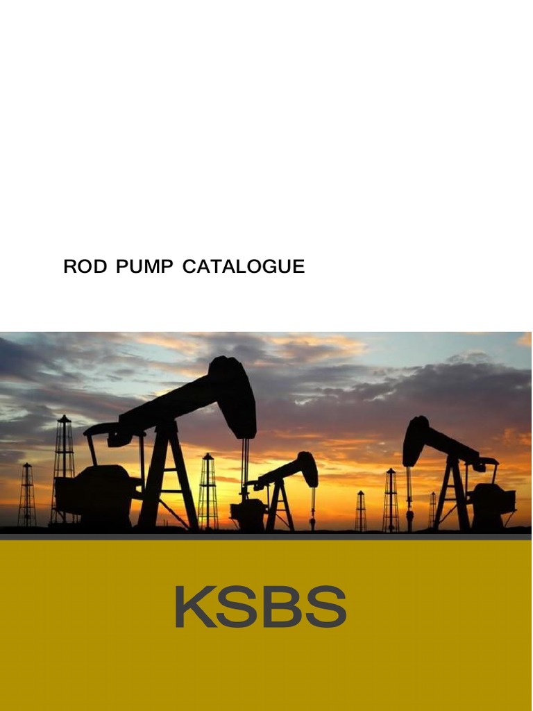 Rod Pump Catalogue | PDF | Pump | Energy Technology