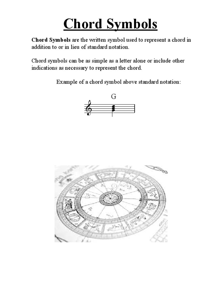 Chords Symbols | PDF