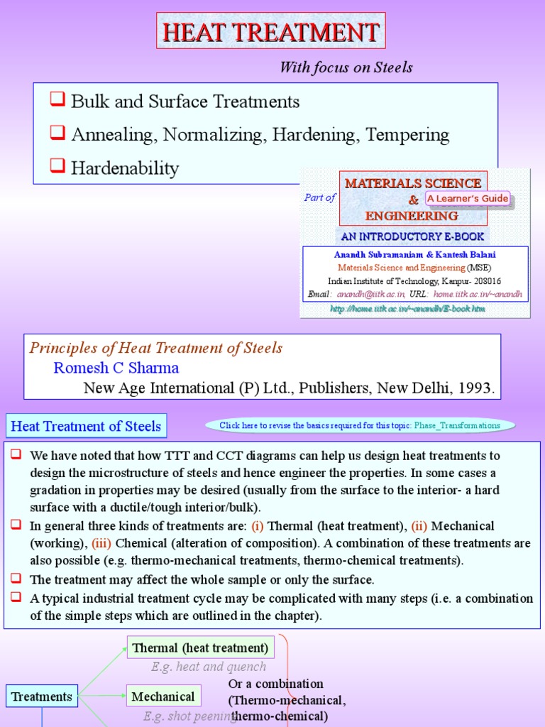 Heat Treatment | PDF | Annealing (Metallurgy) | Heat Treating