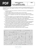 Sopa de Letras de La Tabla Periodica de Los Elementos | PDF